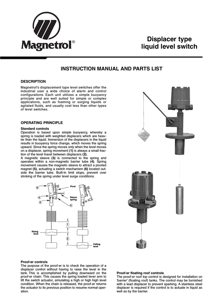 Magnetrol Level Switch Wiring Diagram - Wiring Diagram